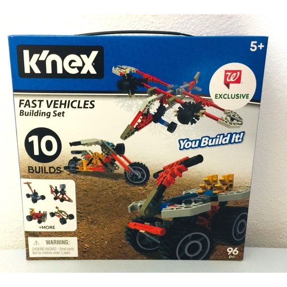 Knex | Toys | Knex Fast Vehicles Building Set 96 Pieces Builds 5 | Poshmark